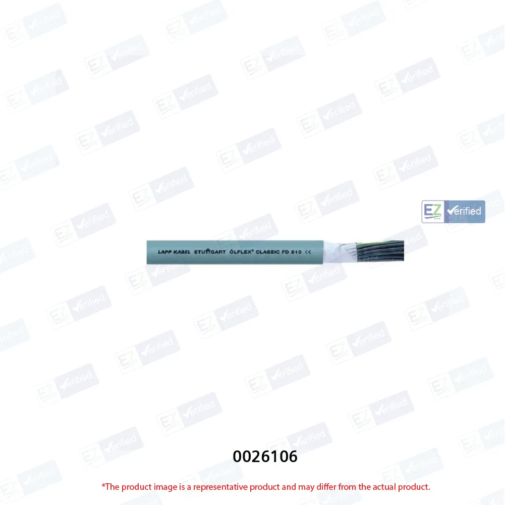 LAPP Olflex Classic FD 810 0026106 Drag Chain Cable, 18 Core, 0.5 Sq Mm ...