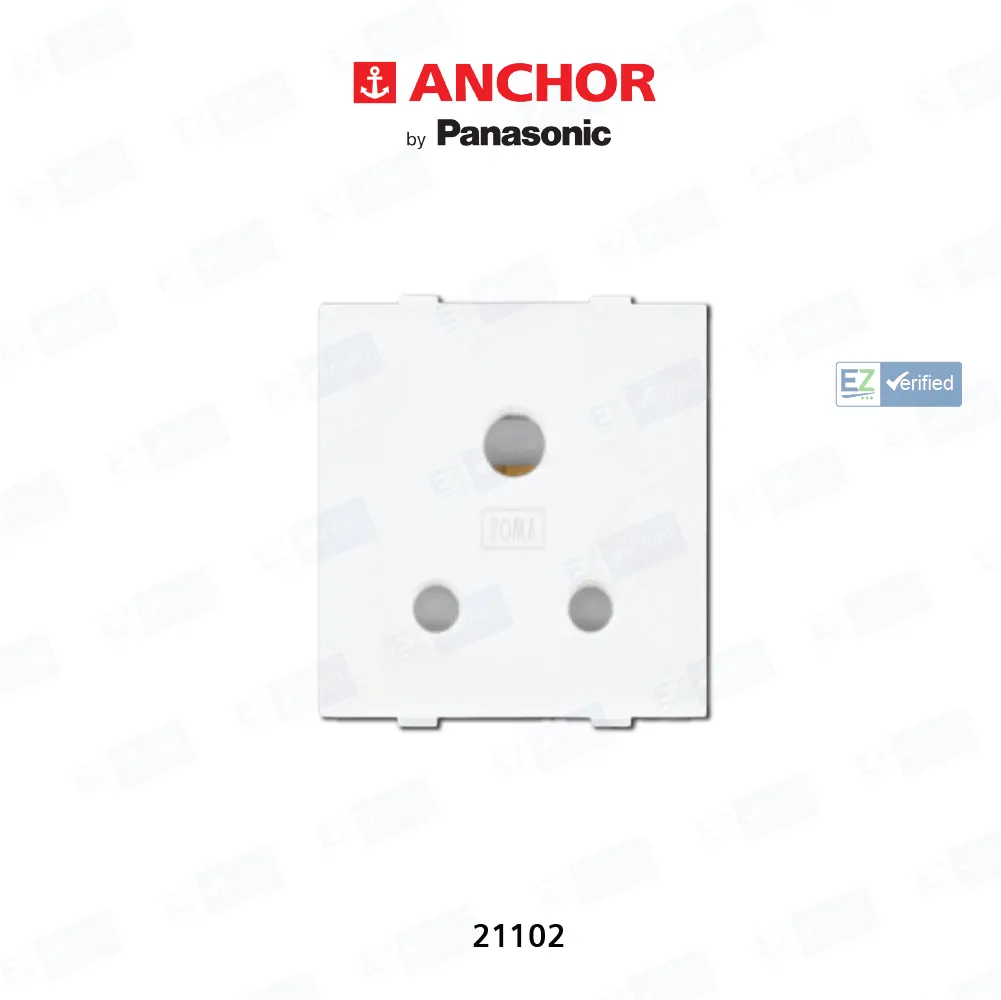 Buy Anchor Roma Classic 6/10 Amp 3 Pin Socket Online at Special Price