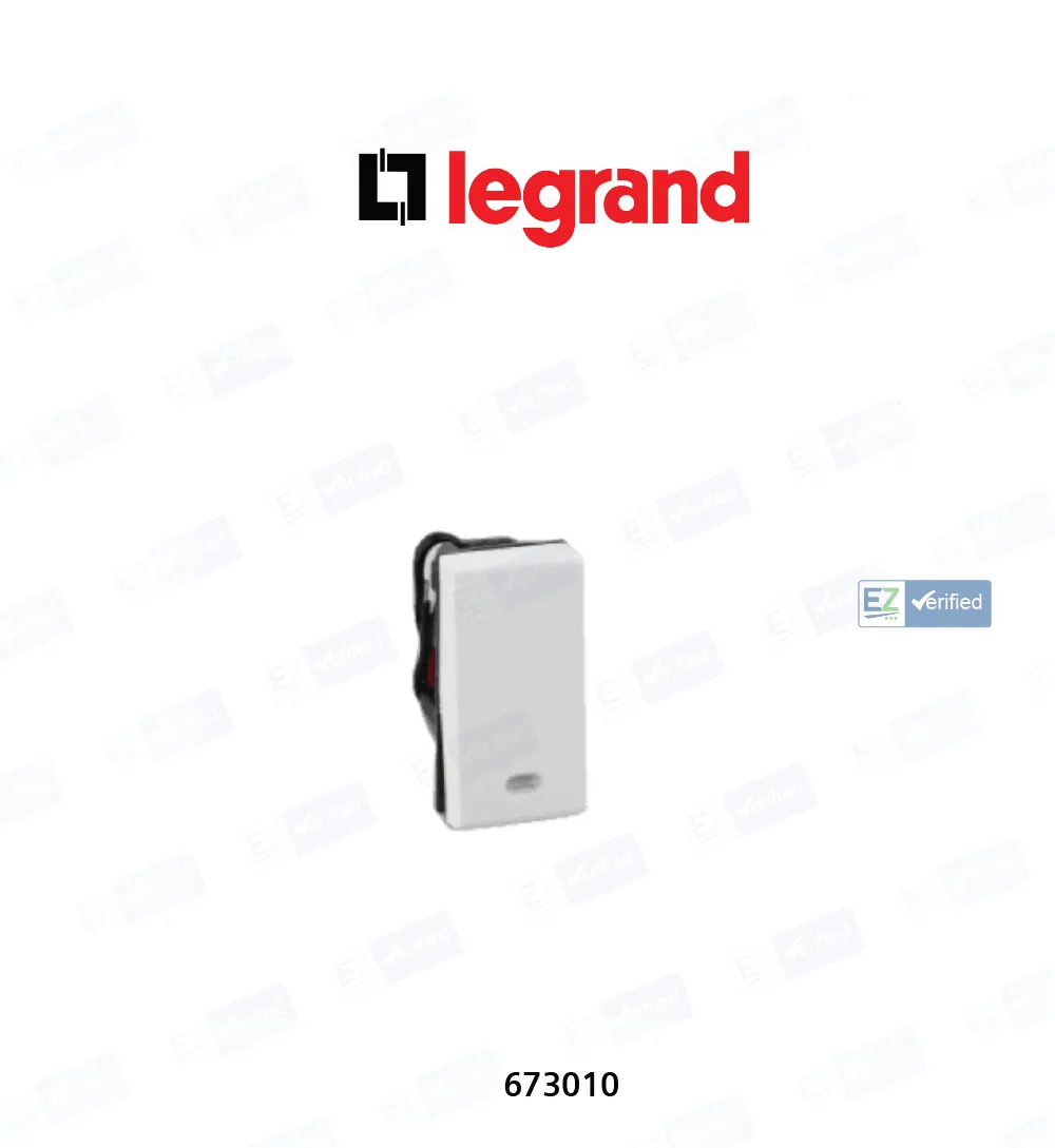 Buy Legrand Myrius 16 Amp 1 Way White Switch Online at Best Price
