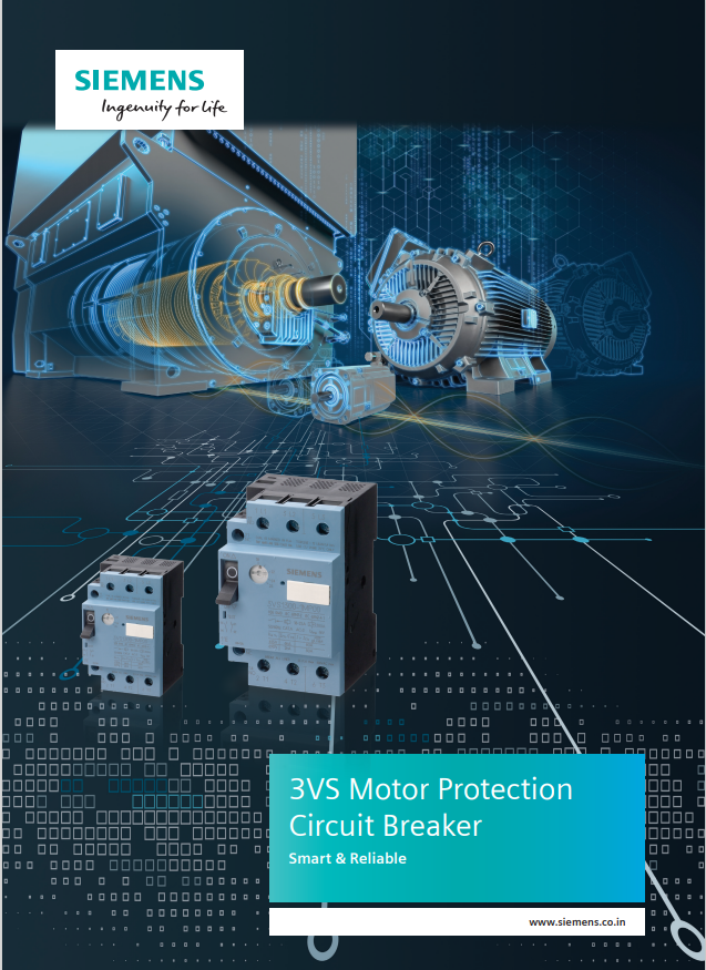 Download Siemens Sinova 3VS MPCB Catalogue PDF | Eleczo.com