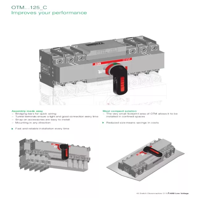 Download ABB Changeover Switch Catalogue PDF |Eleczo.com