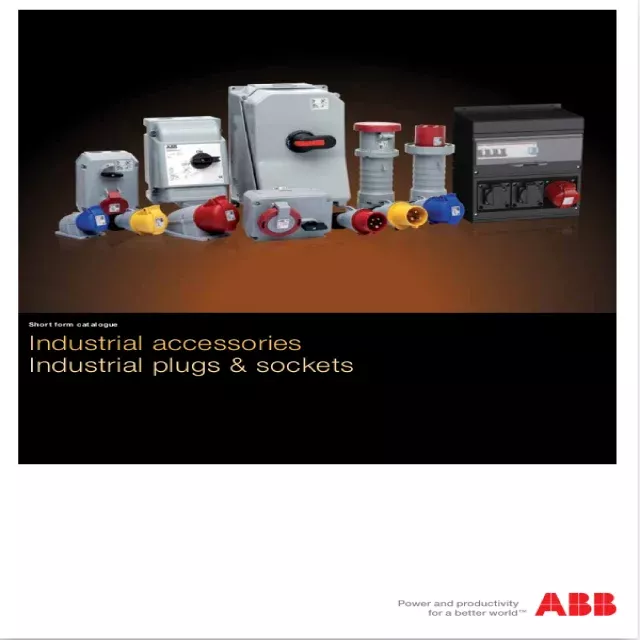 Download ABB Industrial Plug & Socket Catalogue PDF |Eleczo.com