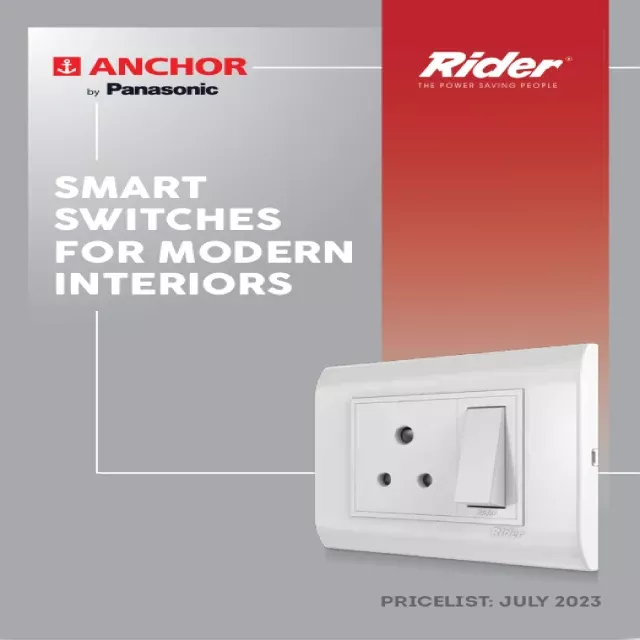 Anchor by Panasonic Rider Switches, Sockets & other Products Price List ...
