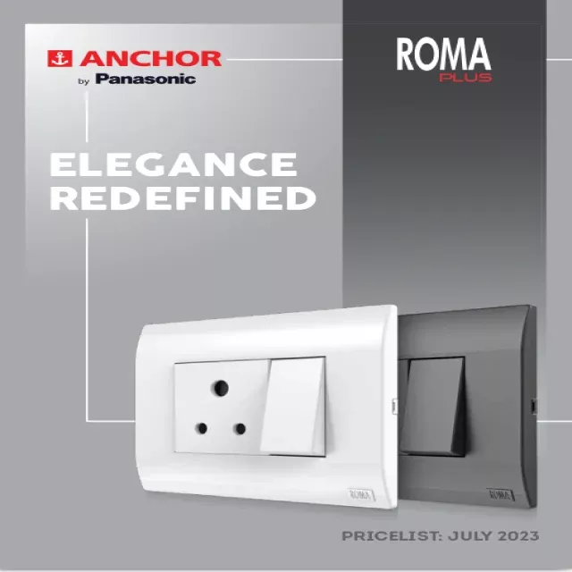 Anchor by Panasonic Roma Plus Switches, Sockets & other Products Price ...