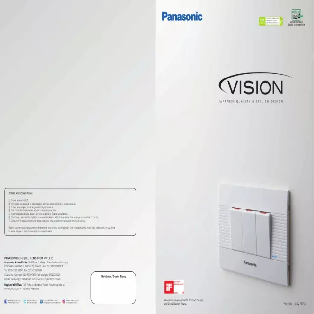 Anchor by Panasonic Vision Switches, Sockets & other Products Price ...