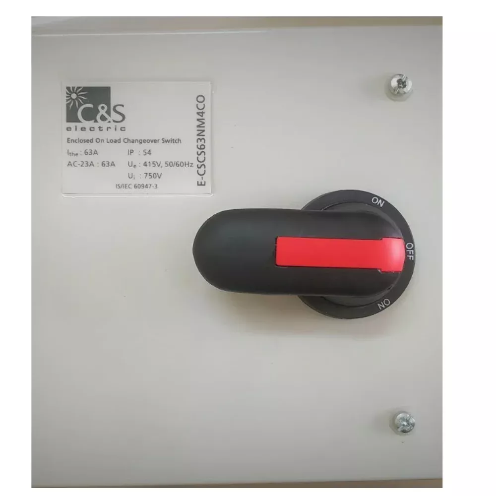 Buy C S Electric CSCS800K4CO 800 Amp 4 Pole Changeover Switch Online