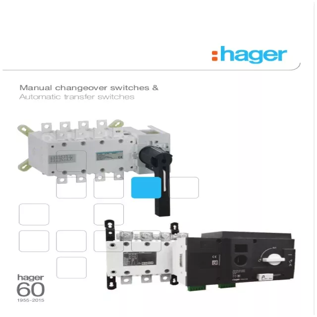 Hager Electrical Products Price List & Technical Data Sheet Catalogue ...