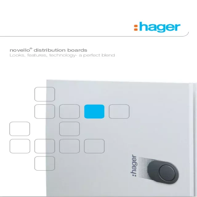 Download Hager Distribution Board Catalogue PDF |Eleczo.com