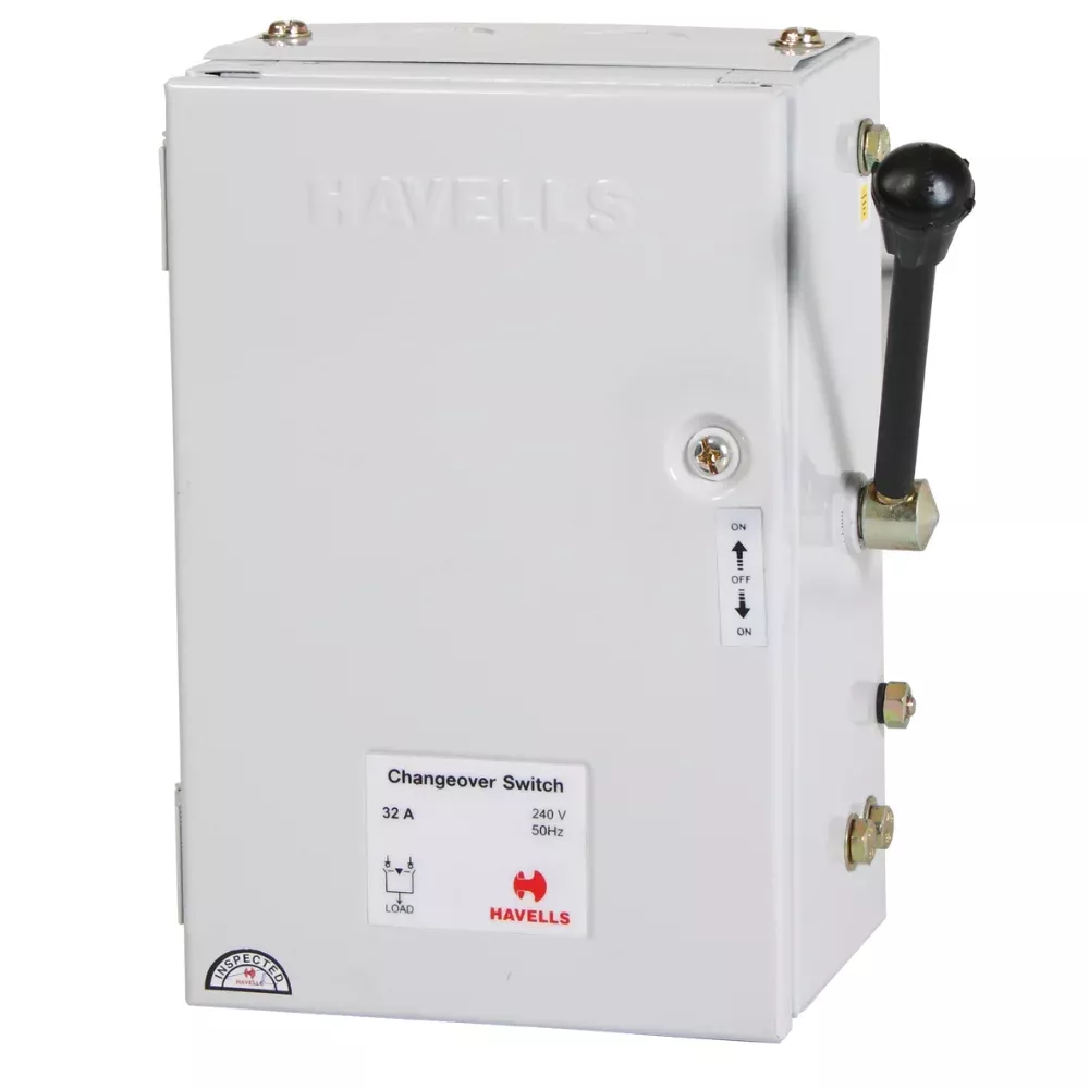 Buy Havells IHBFFE0032 32 Amp 4 Pole Changeover Switch Online |Eleczo.com