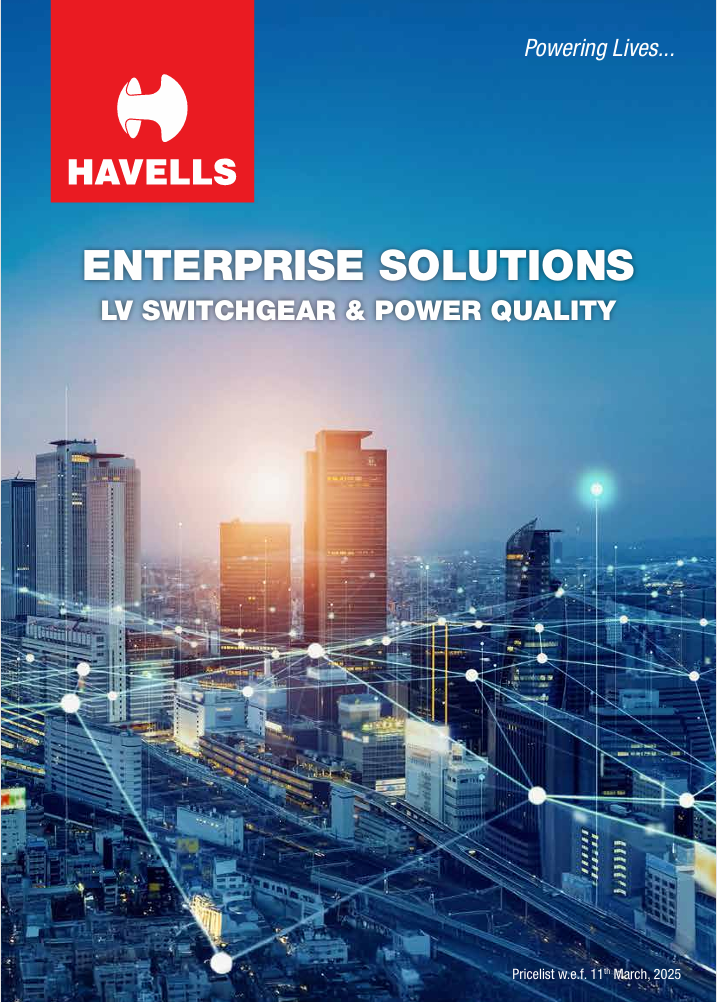 Havells Electrical Products Price List & Technical Data Sheet Catalogue ...