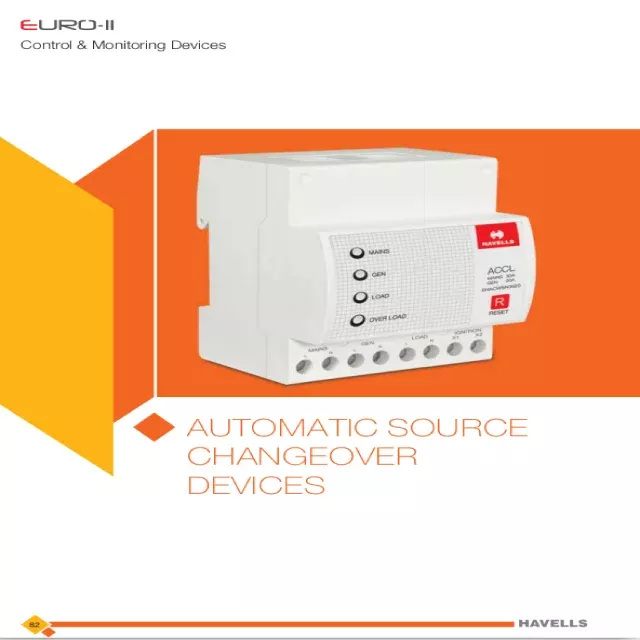 Havells Electrical Products Price List & Technical Data Sheet Catalogue ...