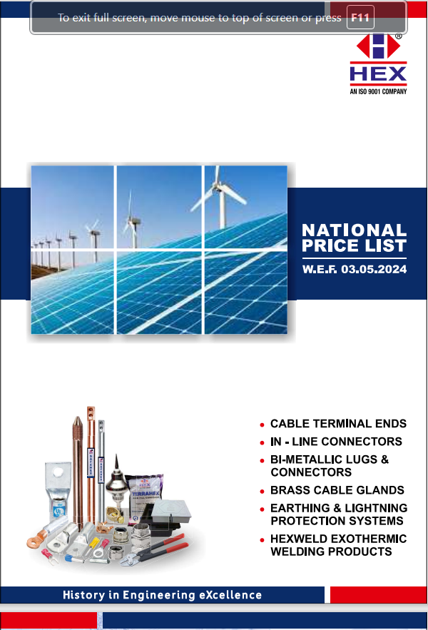 Hex Lugs, Terminal Ends & In-Line Connectors Price List PDF Download ...