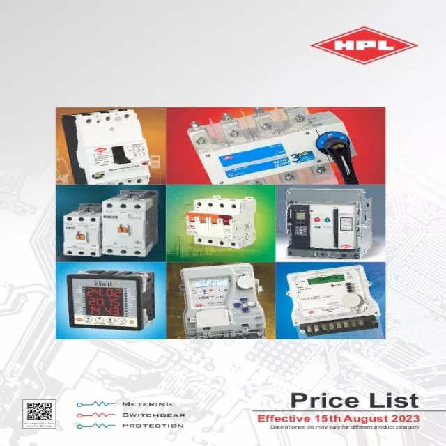 HPL Switchgear Price List & Technical Data Sheet Catalogue |Eleczo.com