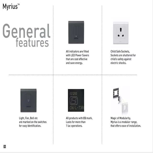 Download Legrand Myrius Catalogue PDF |Eleczo.com