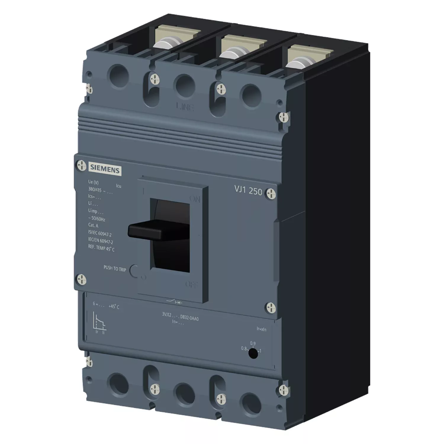 Buy Siemens 3VA1010-2ED32-0AA0 100 Amp 3 Pole MCCB Online at Deal Price