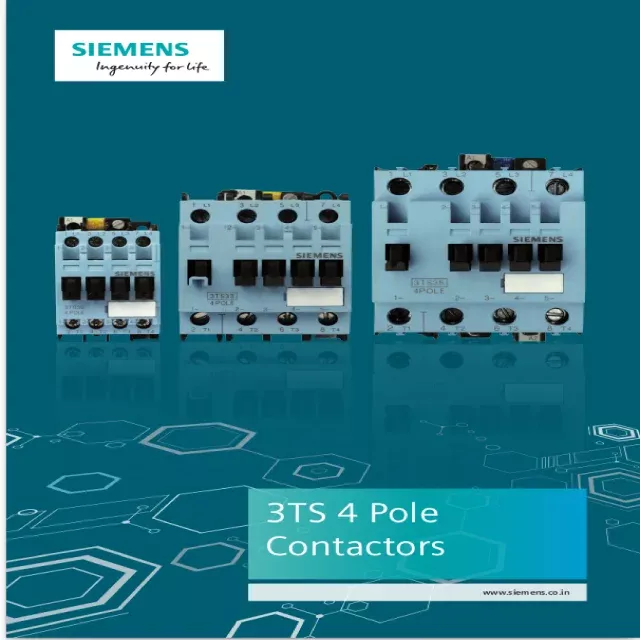 Download Siemens 3TS Power Contactor Catalogue PDF |Eleczo.com