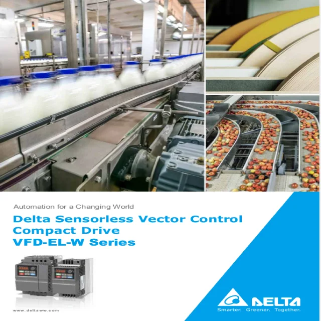 Download Delta VFD ELW Series Catalogue PDF |Eleczo.com