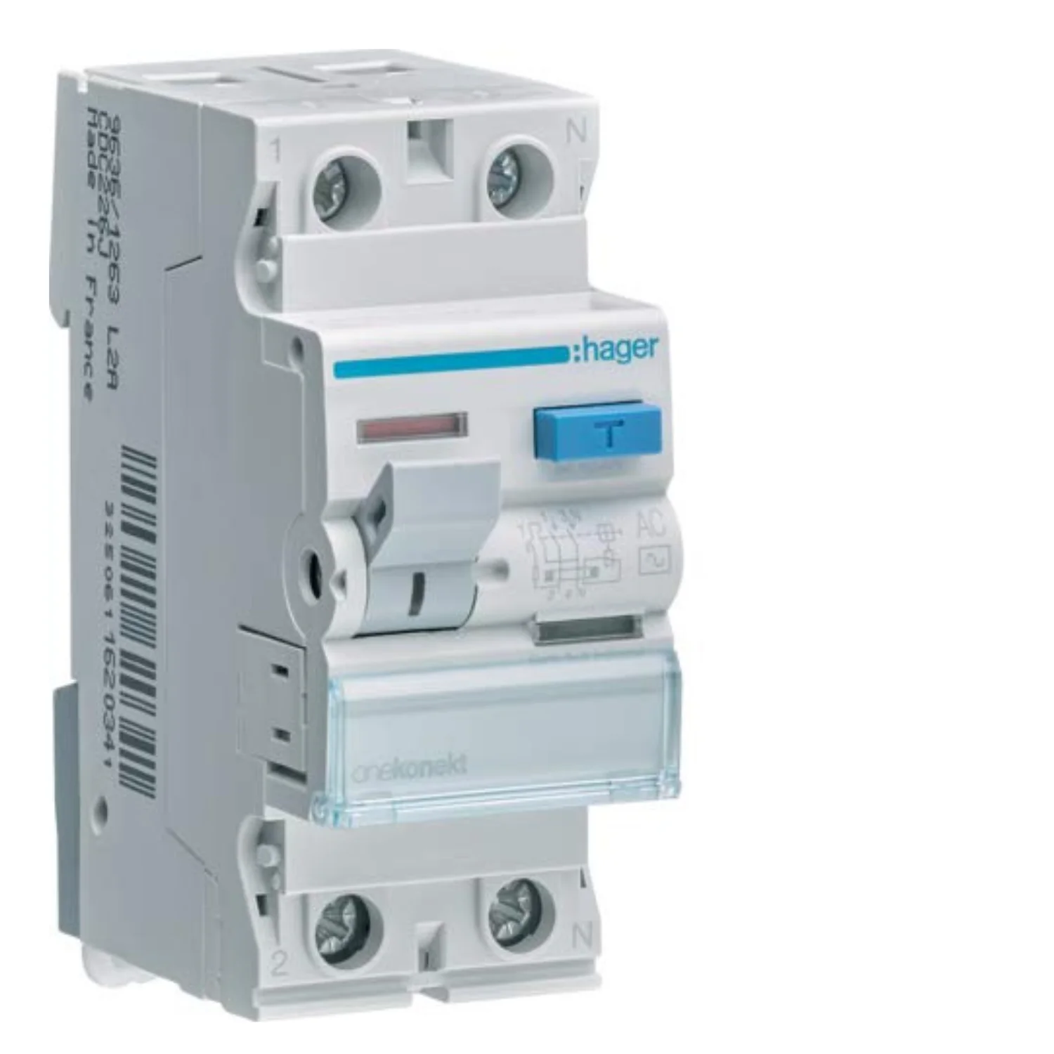 Buy Hager CC216Y 16 Amp 2 Pole RCCB Online at Best Price