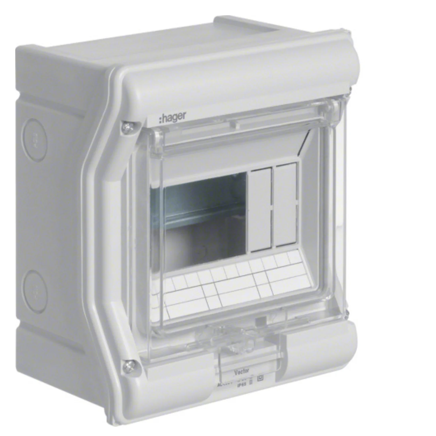 Buy Hager VE212L 2 Row Of 24 Module Double Door Distribution Board Online