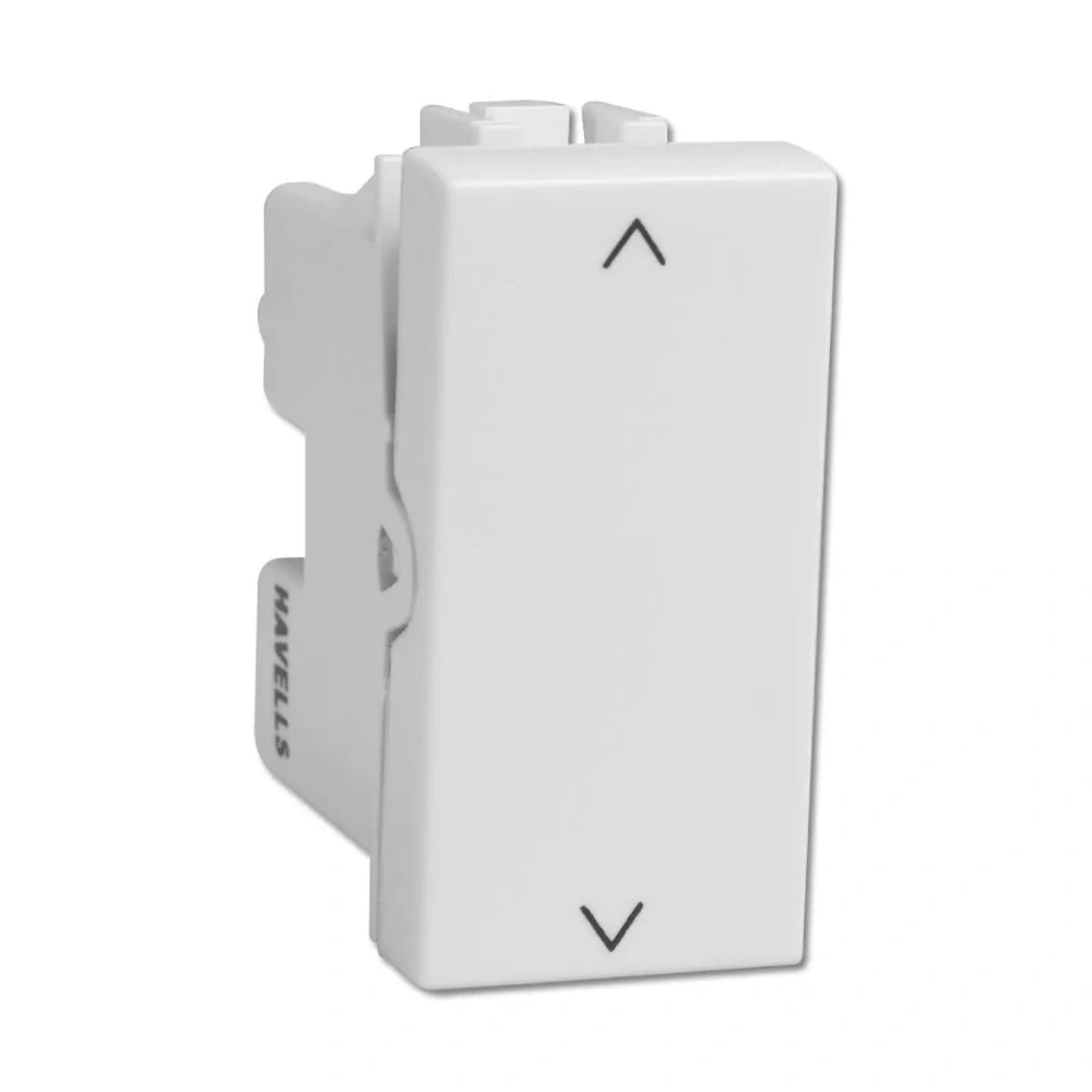 Havells Crabtree Coral White Switch 10 A, 1 Module, 2 Way
