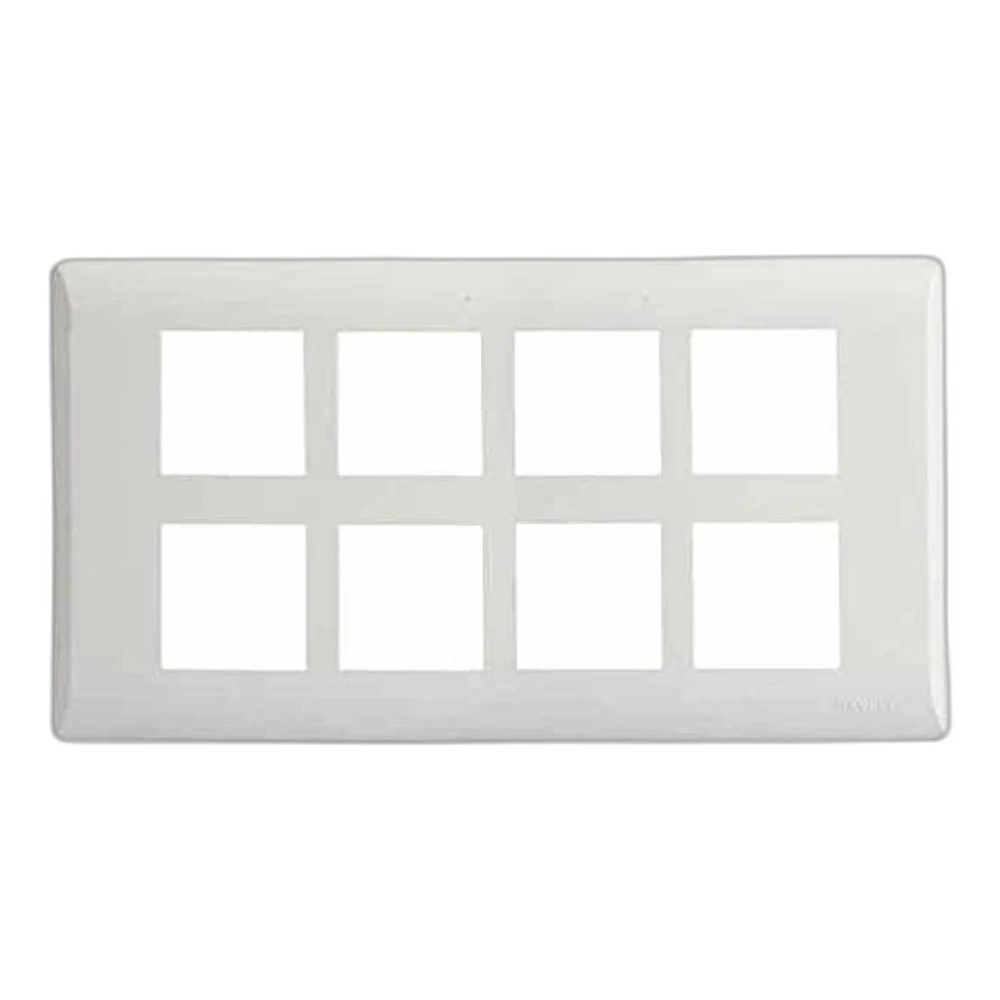 Havells Crabtree Fabio art 16 Module Plexy Glass White Cover Plate