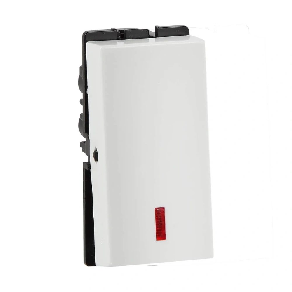 Havells Crabtree Fabio Classic White DP Switch 32 A, 1 Module, With ...