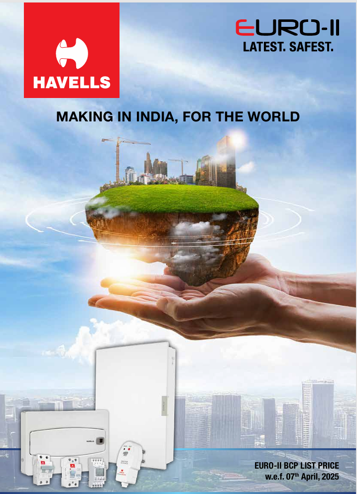 Havells Switchgear, Distribution Board & other Products Price List PDF Download |Eleczo