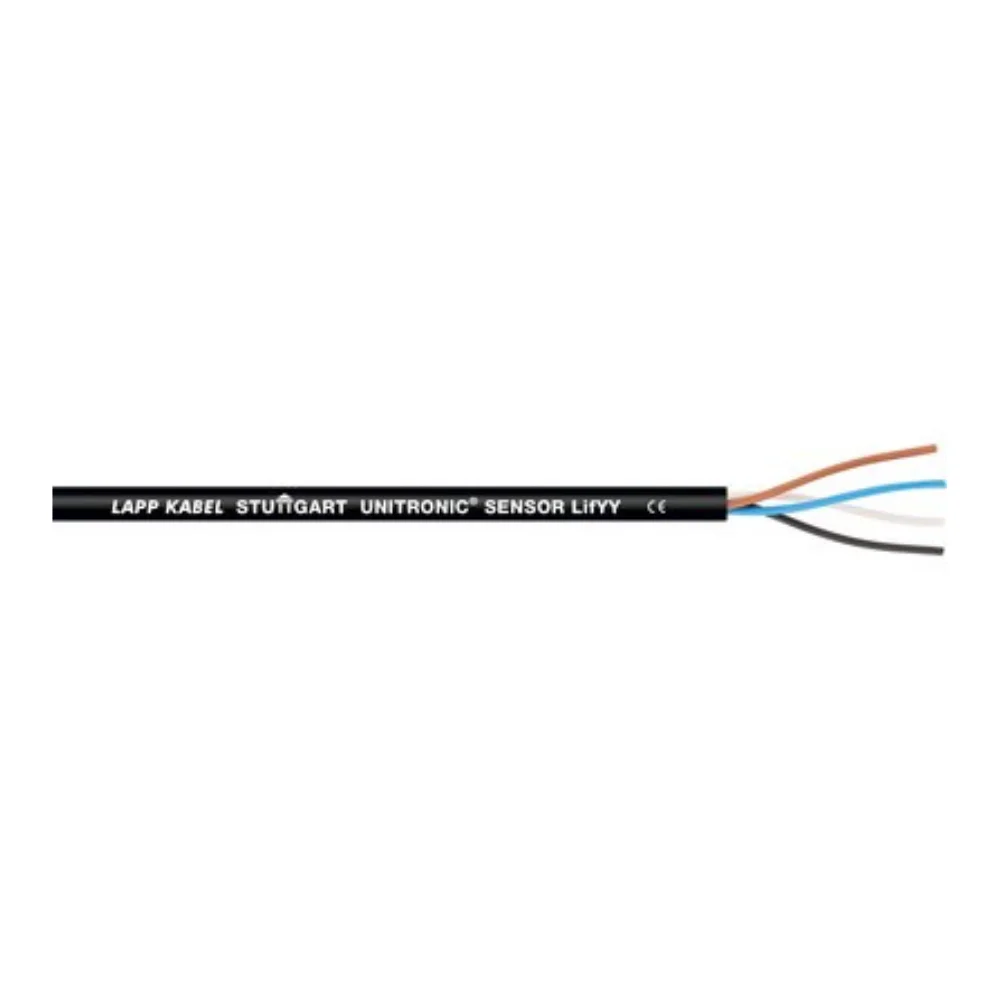 LAPP Unitronic Sensor 7038901 4 Core Network Cable, 0.34 Sq Mm, Black