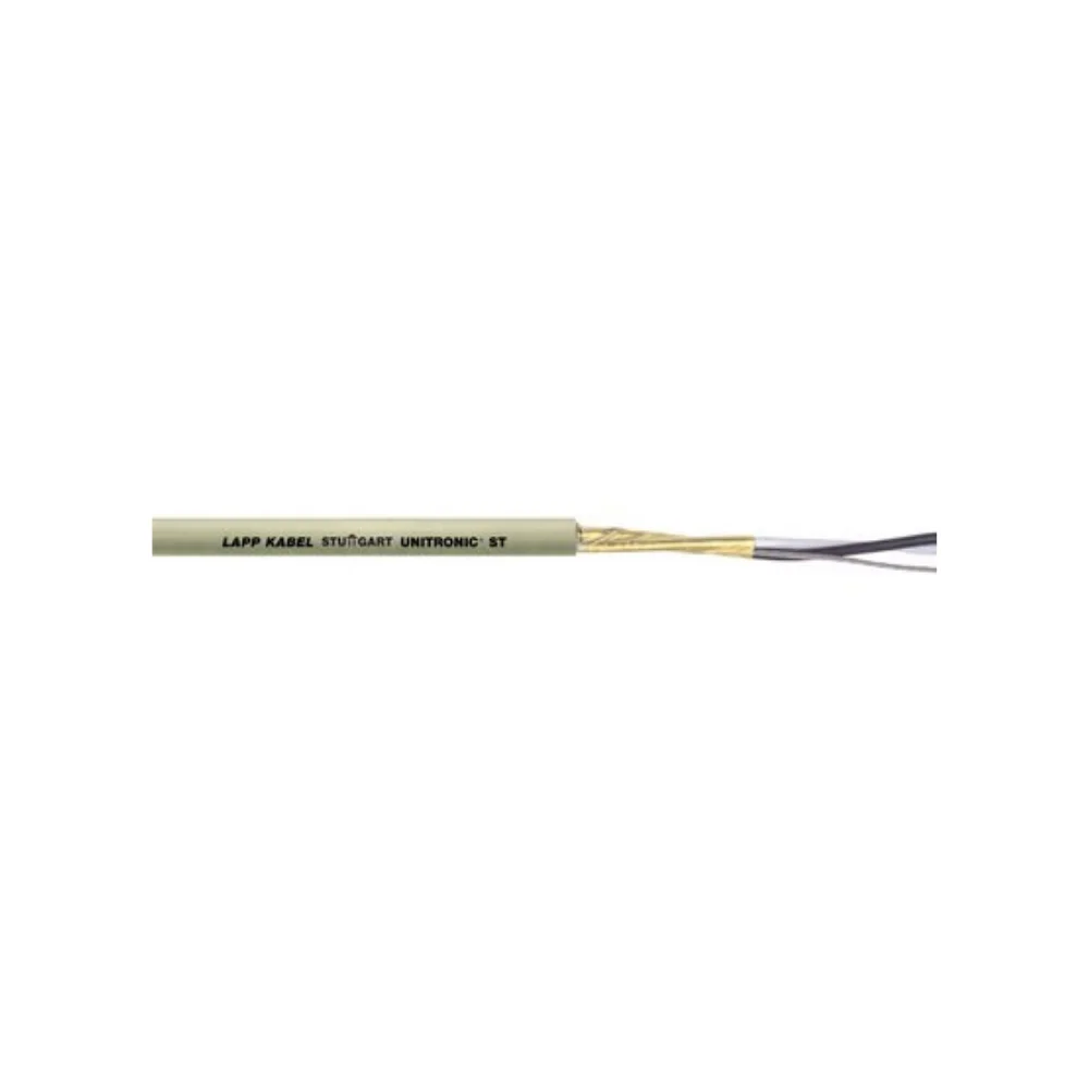 LAPP Unitronic ST 0033001 3 Core Signal Cable, 20 AWG, Grey