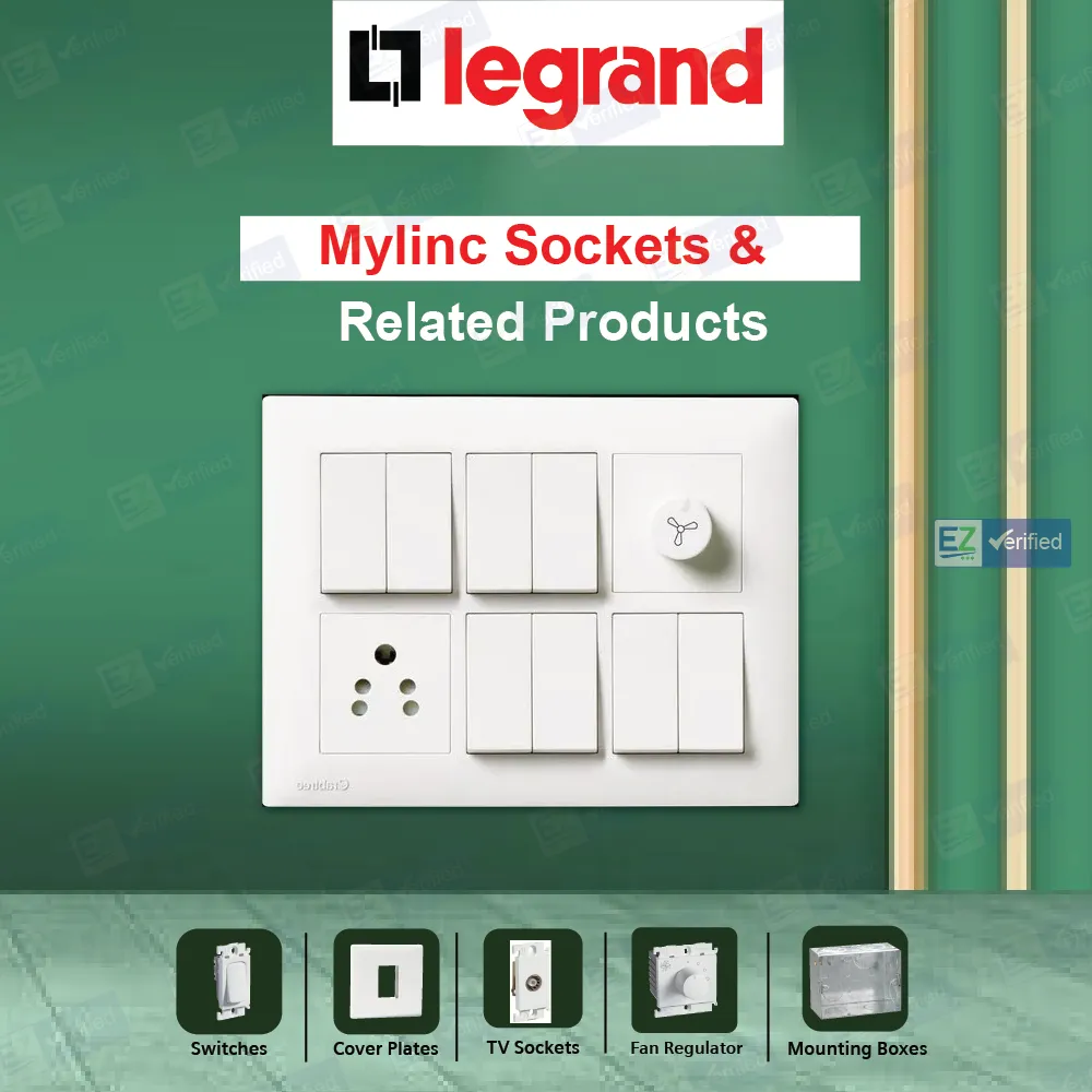 Buy Legrand Mylinc 16 Amp 3 Pin Twin Socket Online at Special Price