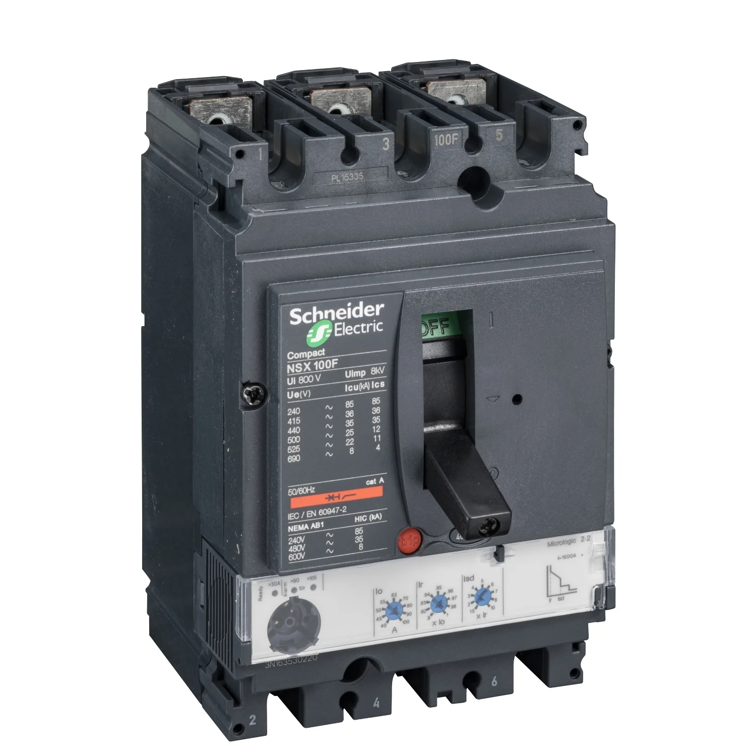 Buy Schneider Compact NSX LV429846 25 Amp 3 Pole MCCB at Online |Eleczo.com