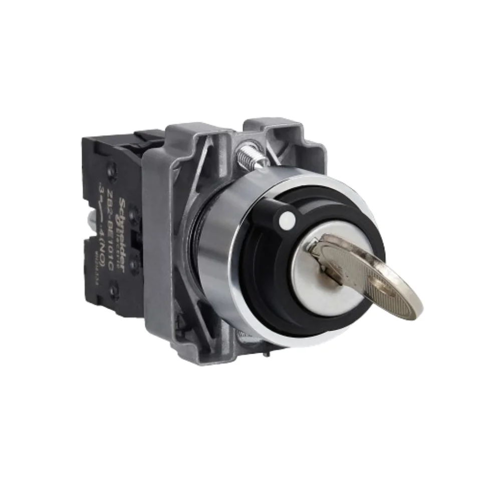 Buy Schneider Electric XB2BG61C 2 Position Key Selector Switch Online ...