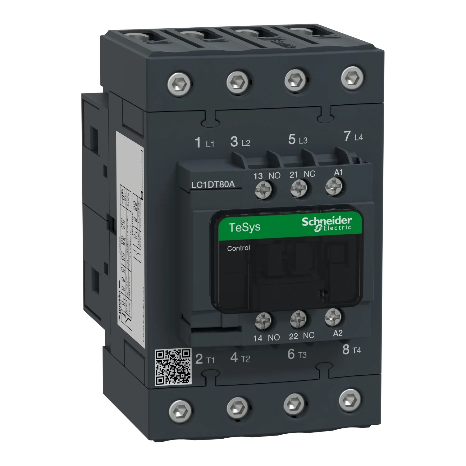 Buy Schneider TeSys LC1DT80AM7 80 Amp 4 Pole Power Contactor Online