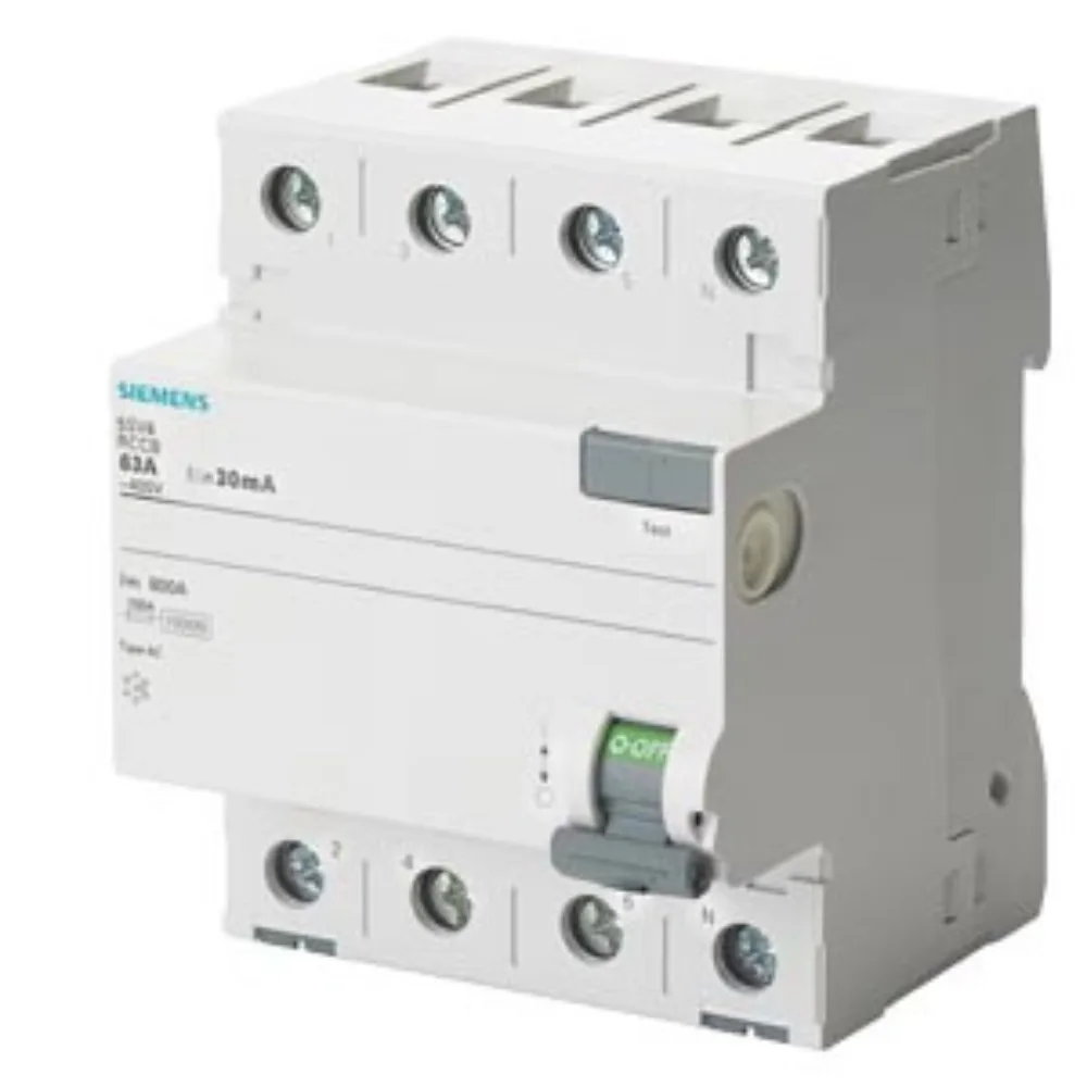 Siemens Betagard 5SV44470RC 80 Amp 100 mA 4 Pole RCCB