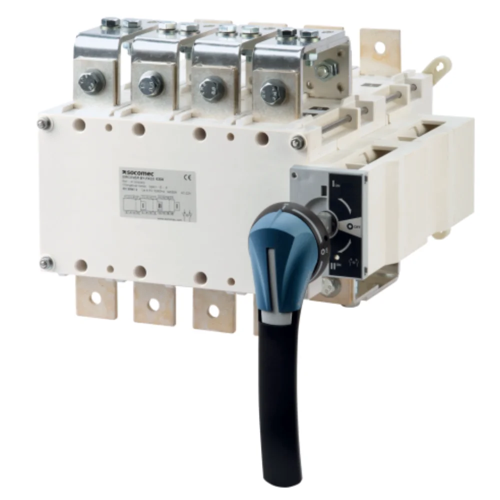 Socomec Sircover Bypass Switch 630 A, Open Execution, 4 Pole, 415 V AC