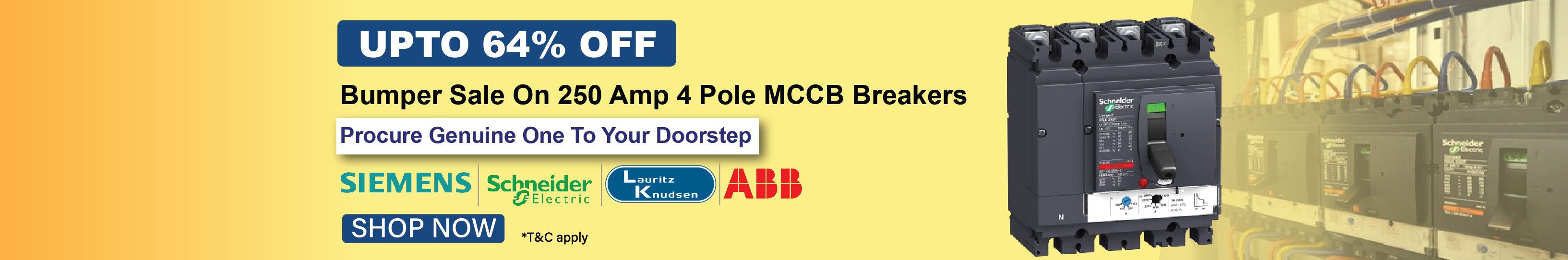 Buy 250 Amp 4 Pole MCCB Online at Special Price |Eleczo.com