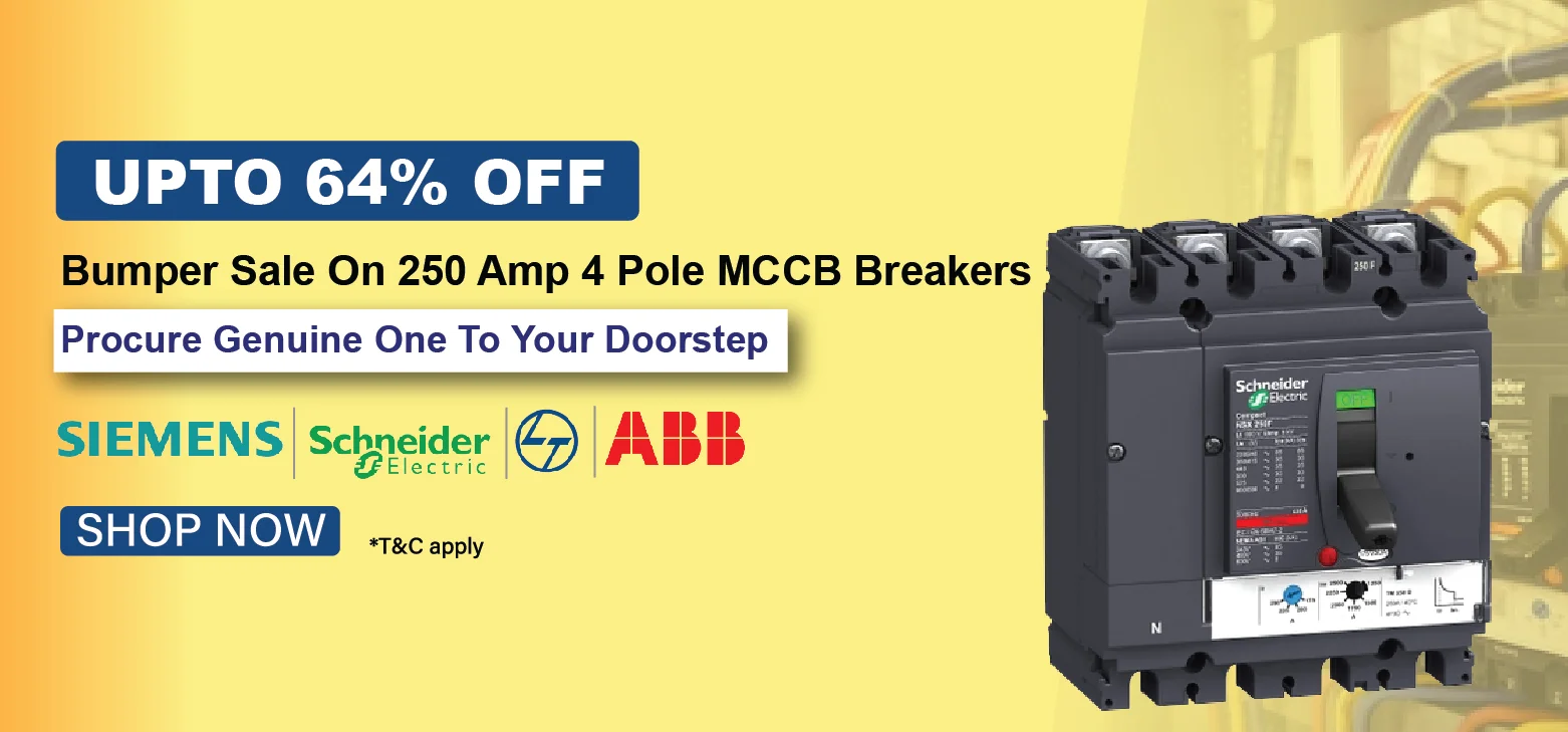 Buy 250 Amp 4 Pole MCCB Online at Special Price |Eleczo.com