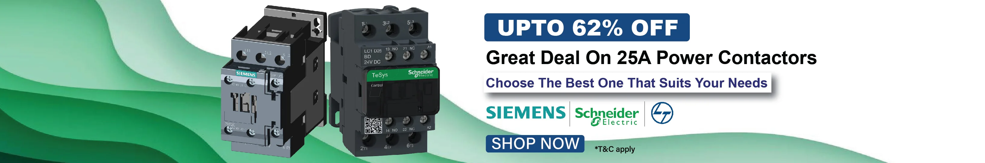 Buy 25 Amp Power Contactor Online at Best Buying Price |Eleczo.com