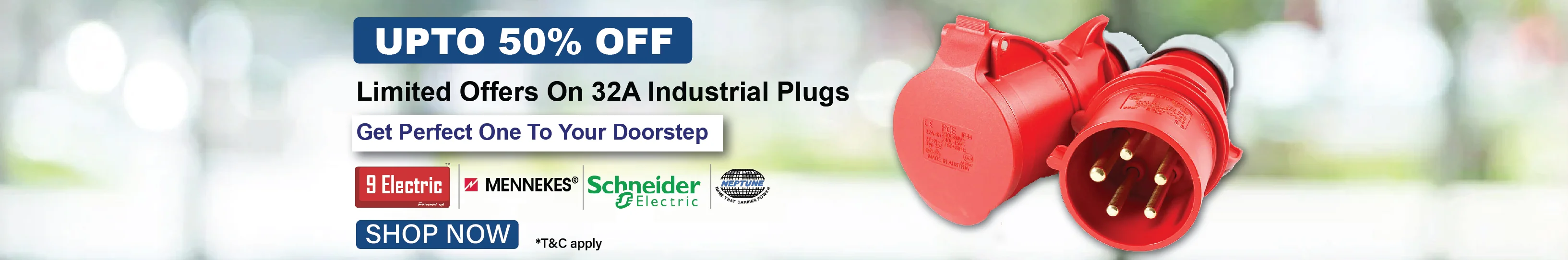 Buy 32 Amp Industrial Sockets Online at Best Price in India |Eleczo.com