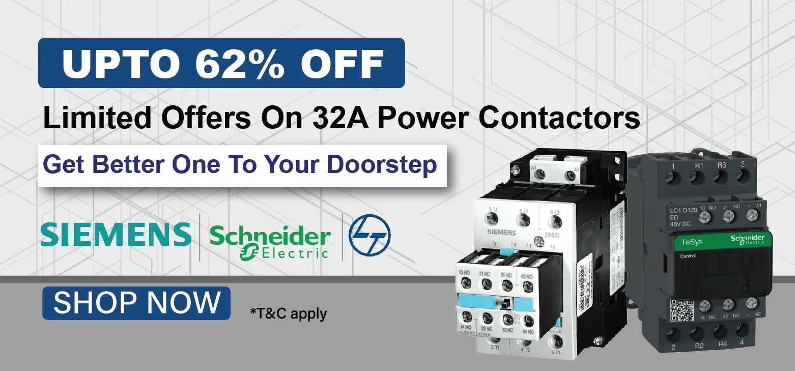 Buy 32 Amp Power Contactors Online at Super Save Prices |Eleczo