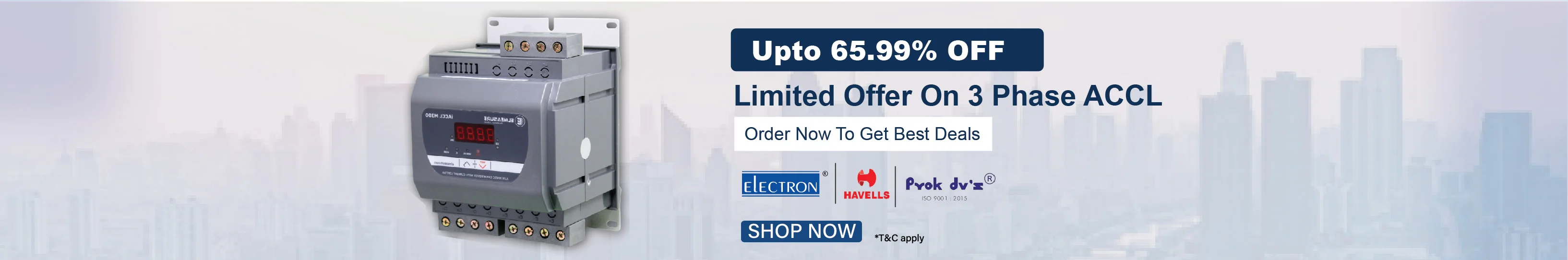 Buy 3 Phase ACCL Online at Best Price in India |Eleczo.com