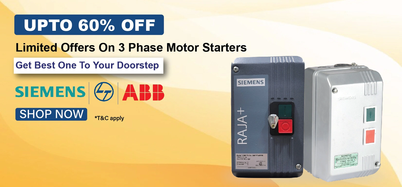 Buy 3 Phase Motor Starter Online at Best Price in India |Eleczo.com