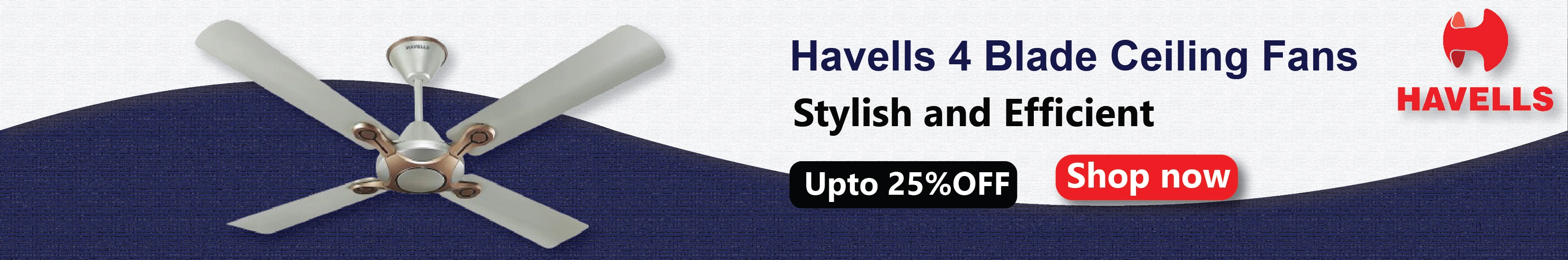 Buy Havells 4 Blade Ceiling Fans Online at Latest Price