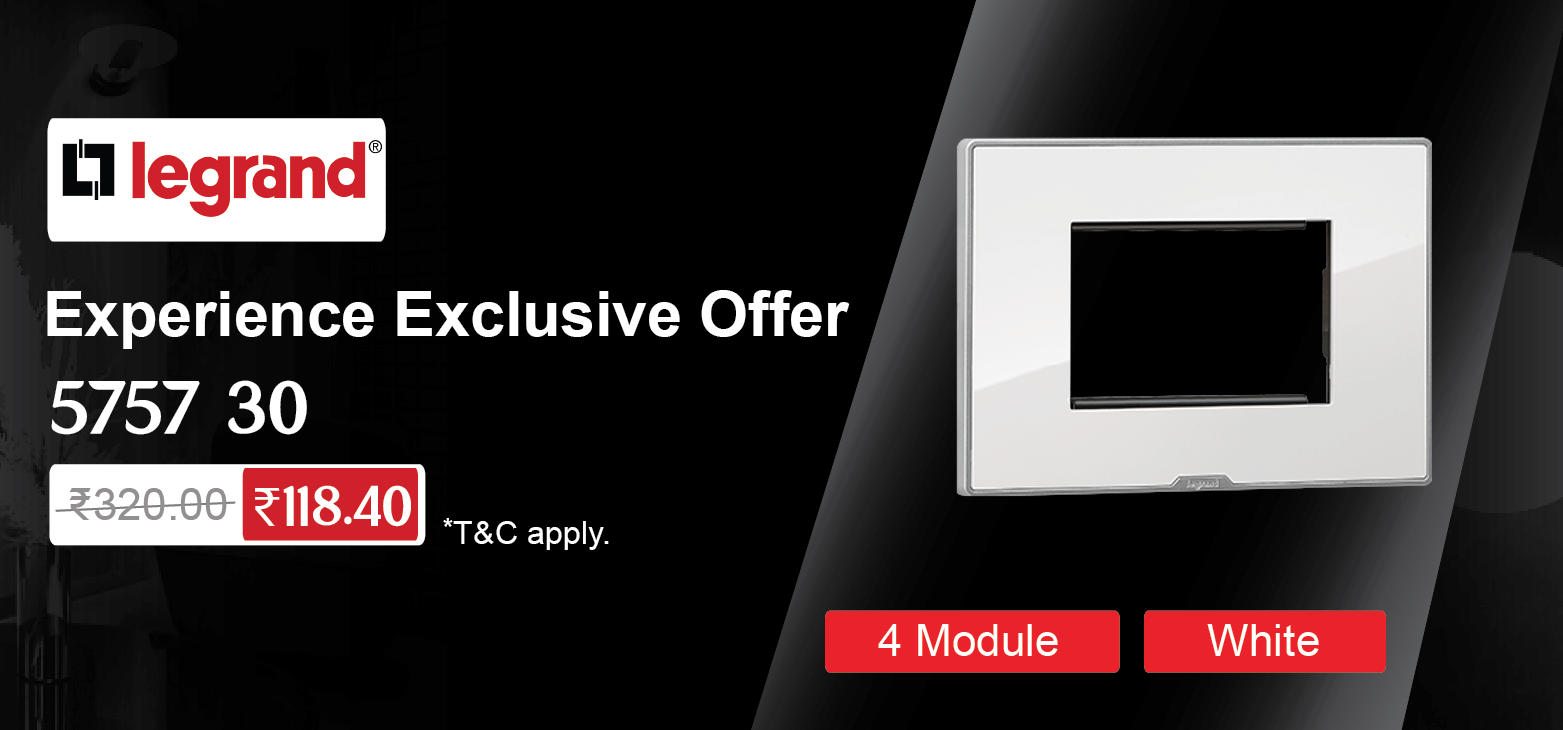 Buy 4 Module Cover Plate Online at Lowest Price |Eleczo.com