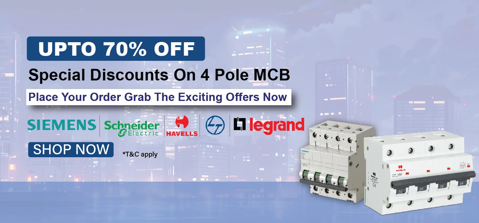 Buy 4 Pole MCB Online at Best Price in India |Eleczo.com