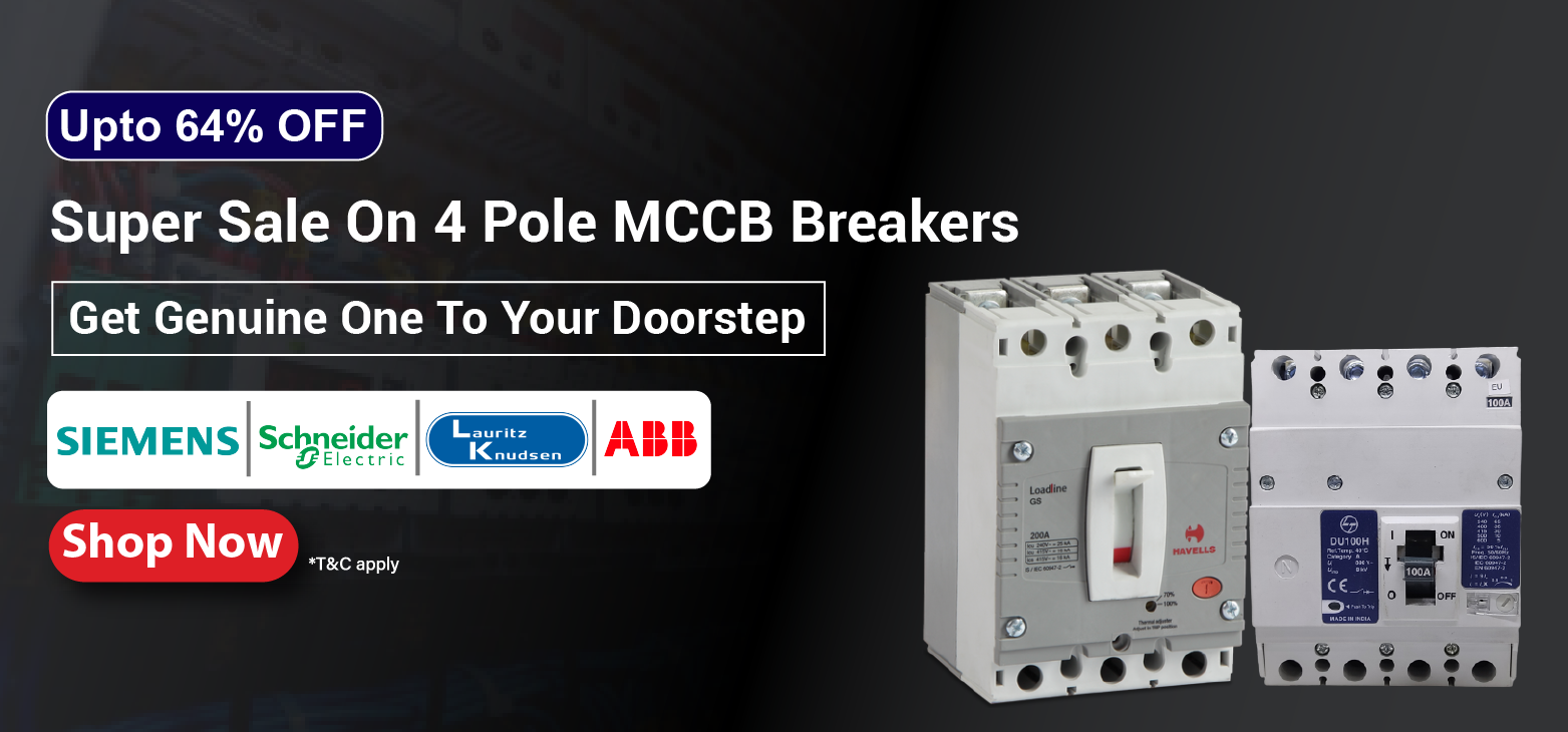 Buy 400 Amp 4 Pole MCCB Online at Special Price |Eleczo.com