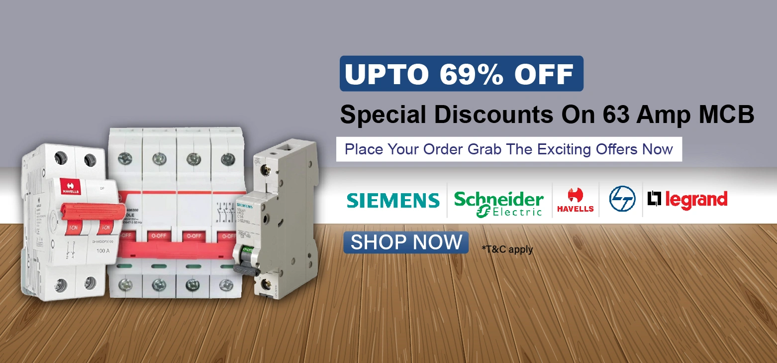 Buy 63 Amp MCB Online at Discount Price in India |Eleczo.com