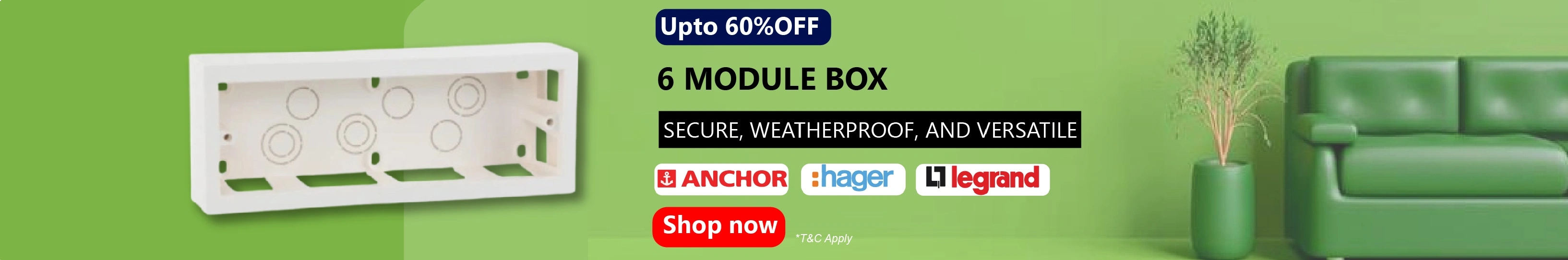 Buy 6 Module Box Online at Best Prices in India |Eleczo.com