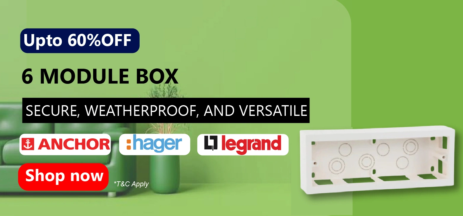 Buy 6 Module Box Online at Best Prices in India |Eleczo.com