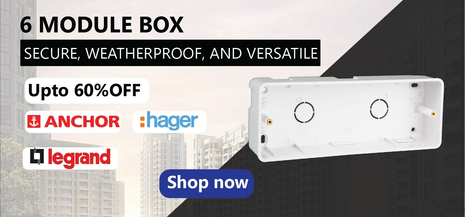Buy 6 Module Box Online at Best Prices in India |Eleczo.com